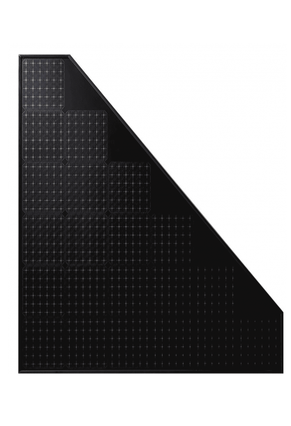 Triangle Black Solar Modules - Green Seraj